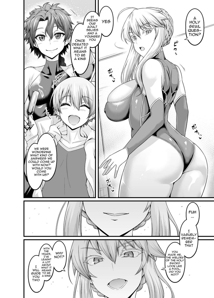 Artoria Seihai Mondou Futatabi Questioning Artoria Again About The Holy Grail Nhentai